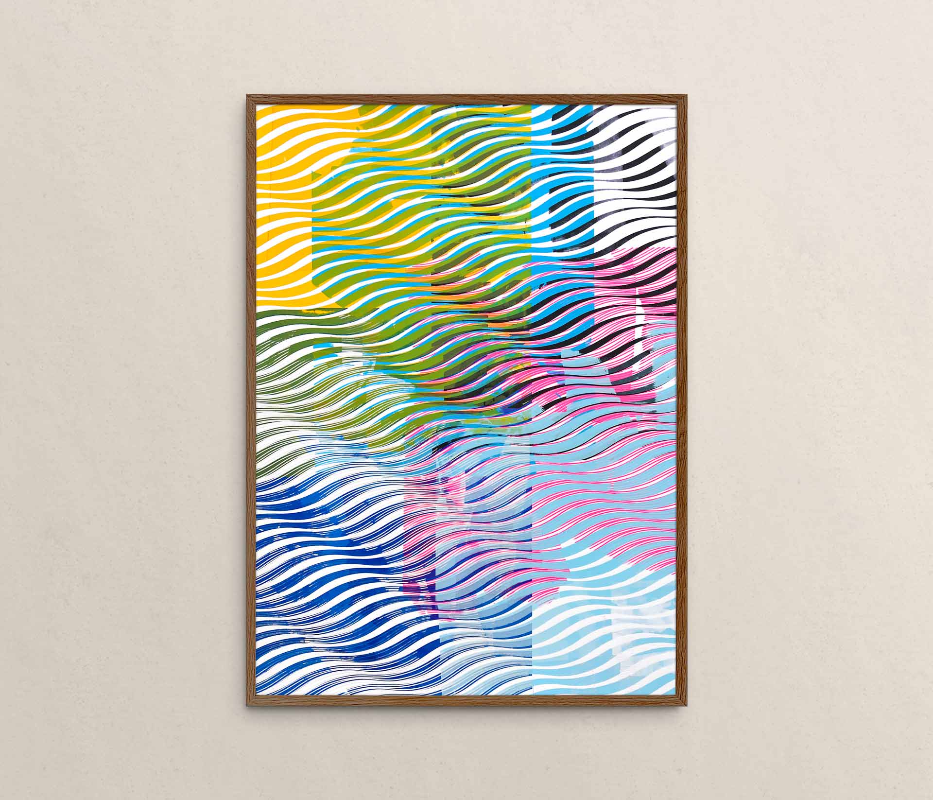 Buy original abstract screenprint art & prints by James Bristow
